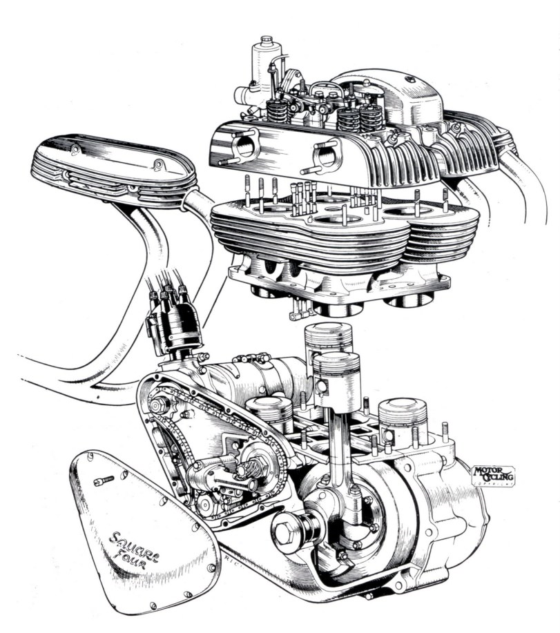 The Engine - 4G MK2 Squariel Motorcycle Restoration